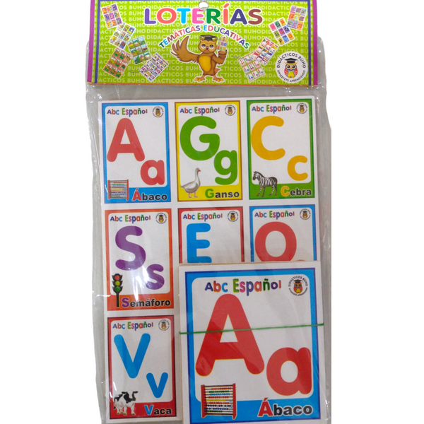 Abc Español - Loterías Temáticas Educativas – Librería Punto de Lectura