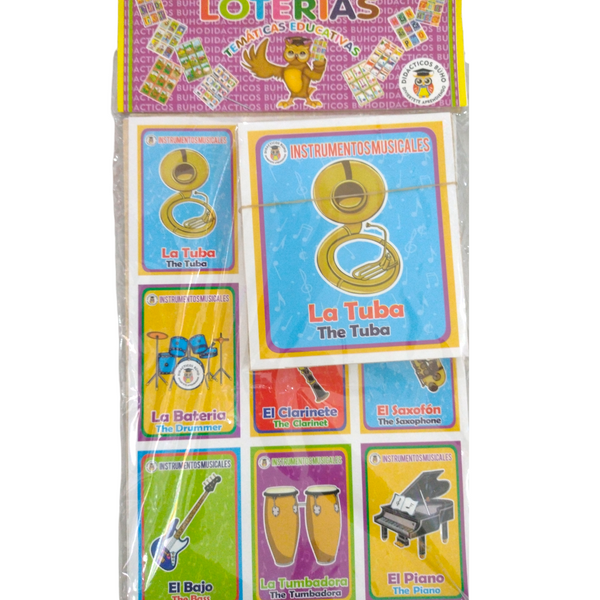 Instrumentos Musicales - Loterías Temáticas Educativas – Librería Punto ...