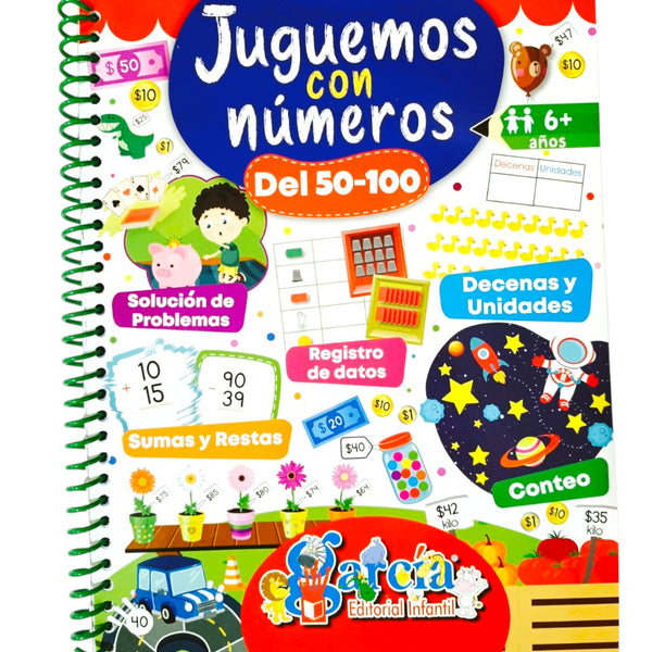 Juguemos con números del 50 al 100 – Librería Punto de Lectura