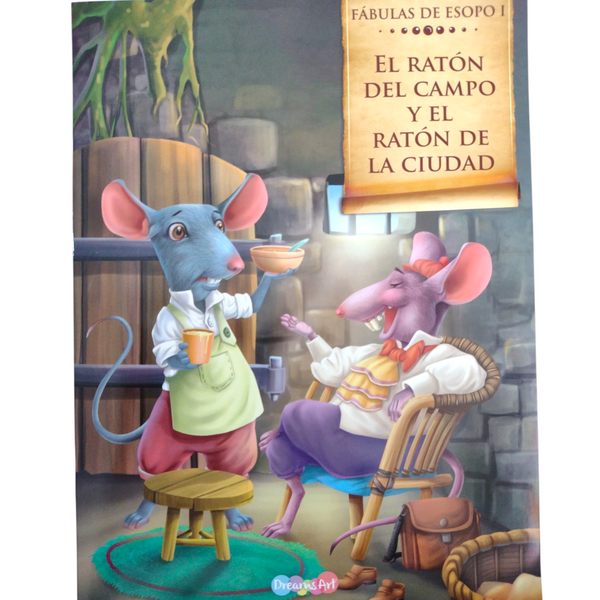 El Ratón del Campo y El Ratón de la Ciudad - Fábulas de Esopo I ...