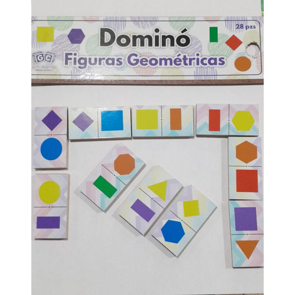 Dominó Figuras Geométricas – Librería Punto de Lectura