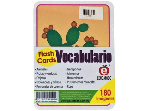 Flash Cards Vocabulario – Librería Punto de Lectura